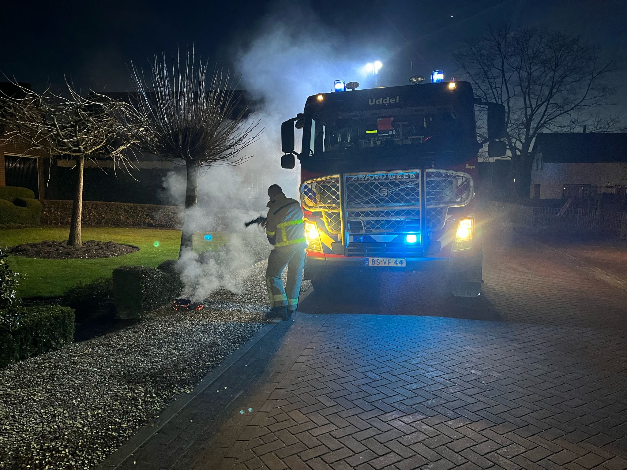 P1 Brand woning (schoorsteen) Veenkamp 📷 – Brandweer Uddel